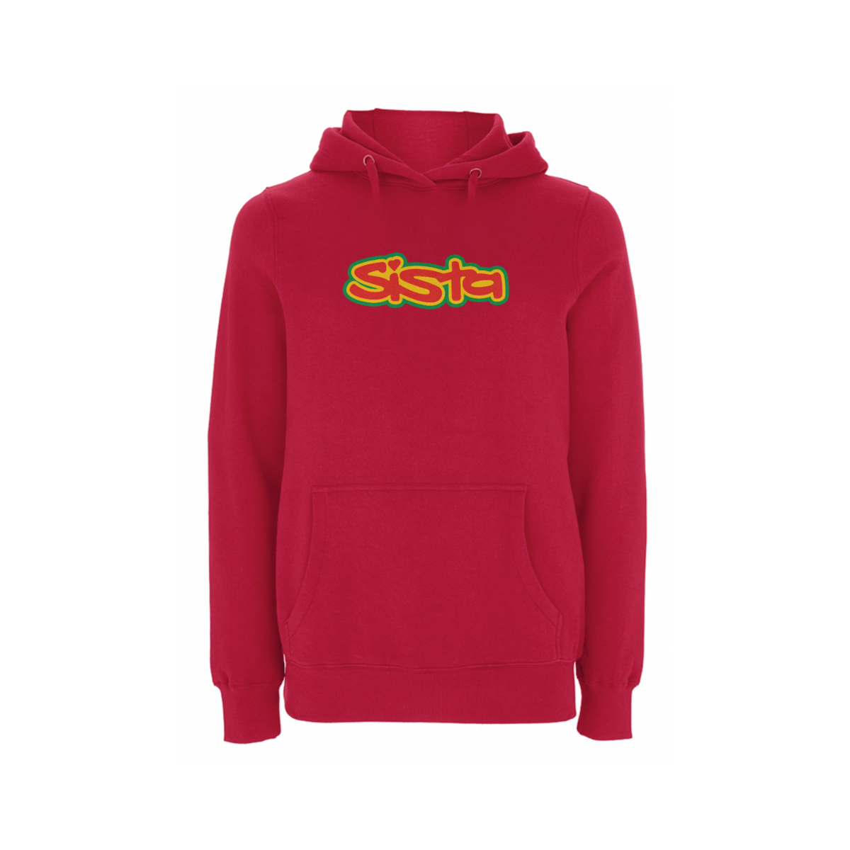 Sista Large Logo Front Print Hood – Dready Original